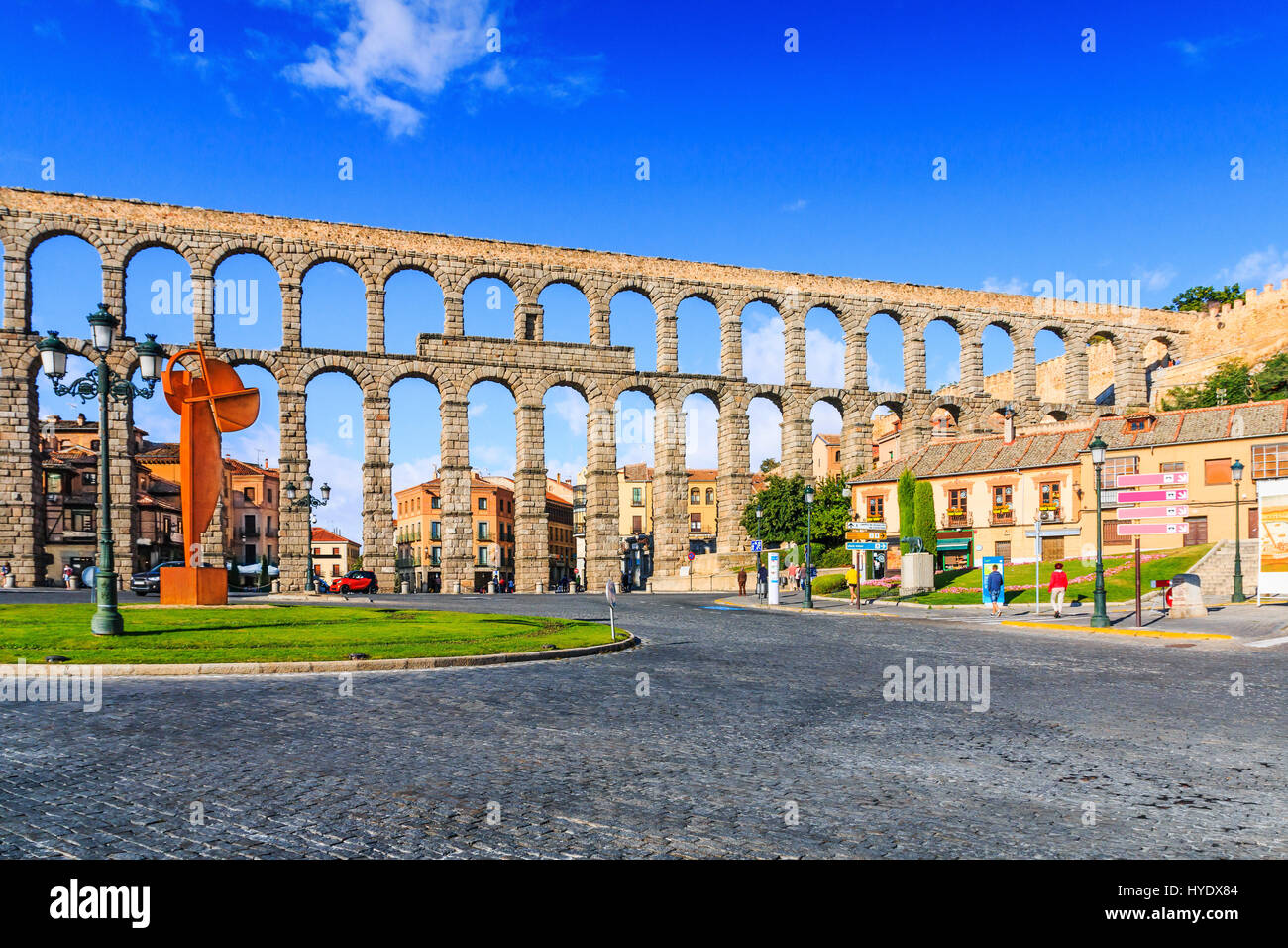Segovia, Spain. The ancient Roman aqueduct Stock Photo - Alamy