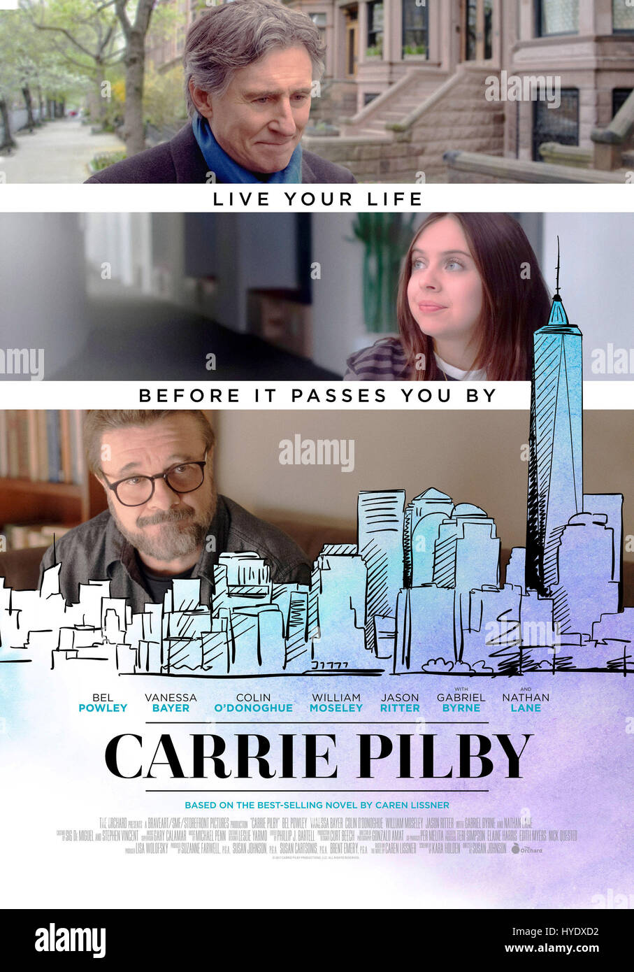 CARRIE PILBY, US poster, from top: Gabriel Byrne, Bel Powley, Nathan ...