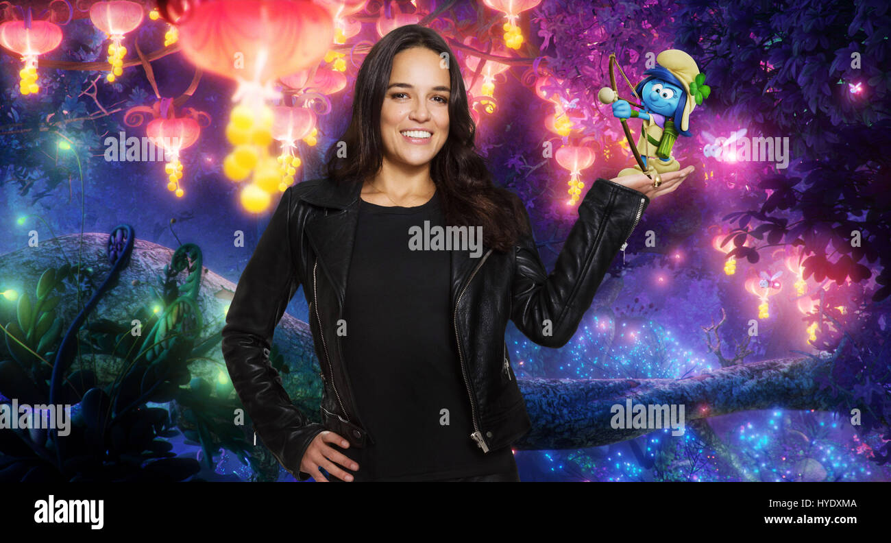 SMURFS: THE LOST VILLAGE, Michelle Rodriguez, as the voice of ...