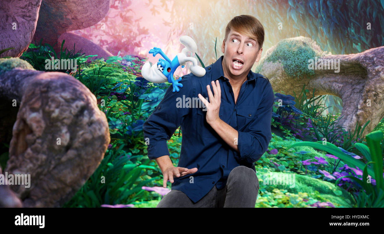 SMURFS: THE LOST VILLAGE, Jack McBrayer, as the voice of Clumsy, 2017 ...