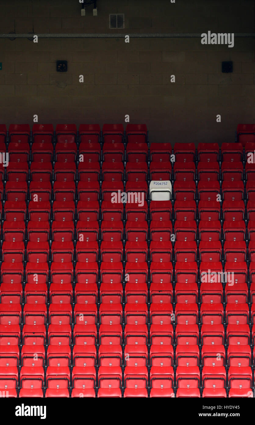 The seat of PC Keith Palmer, who was one of the victims of the ...