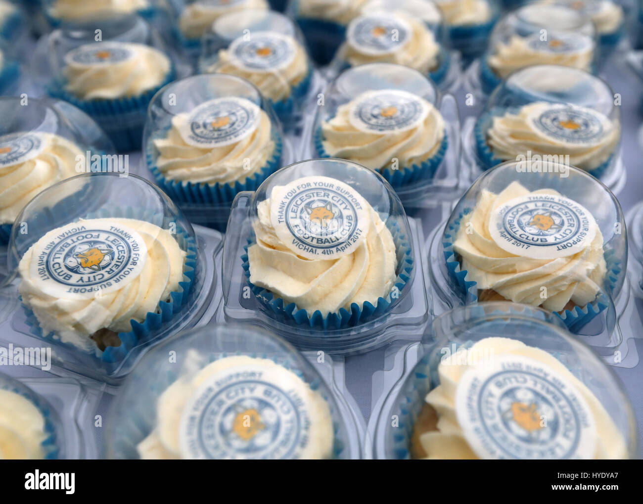 Leicester City branded cupcakes available before the Premier League ...