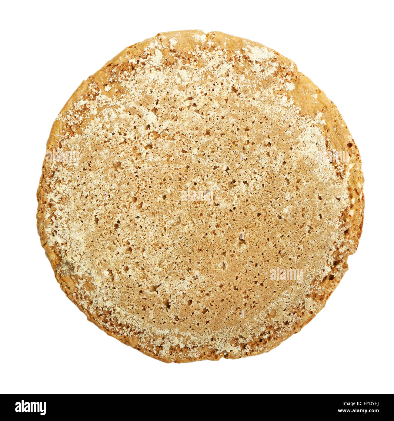 Single oatmeal cookie isolated on white Stock Photo - Alamy