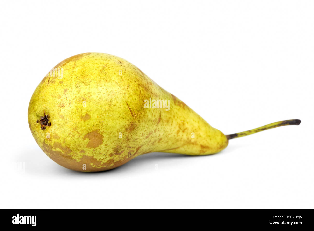 Old pear fruit isolated on white Stock Photo - Alamy
