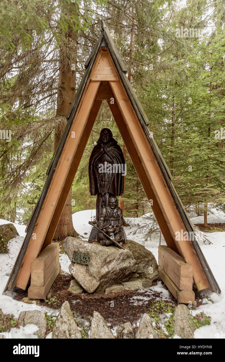The hermitage of St. Brother Albert at Kalatowki, Zakopane Stock Photo ...