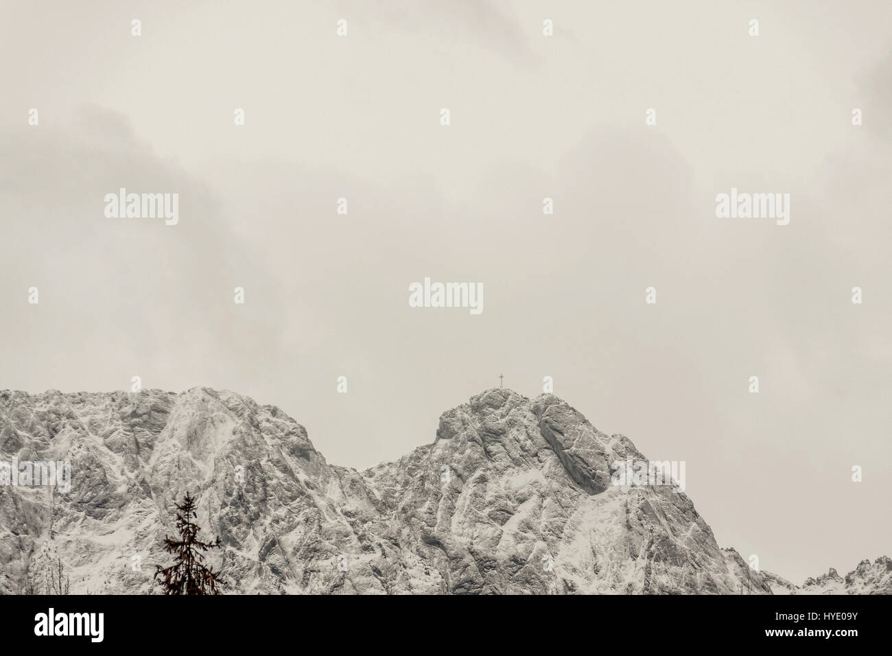 Mount Giewont seen from Zakopane, Poland Stock Photo - Alamy