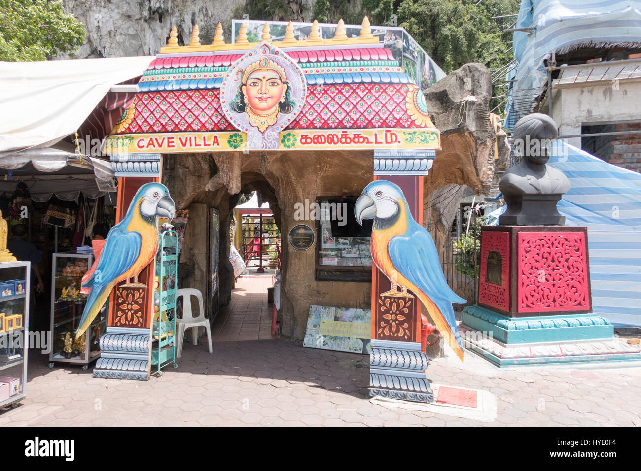 Cave Villa Restaurant, Batu Caves, Kuala Lumpur, Malaysia Stock Photo ...