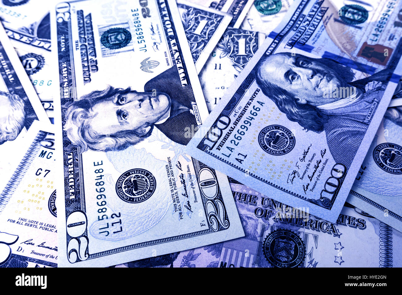 A stack of money. Background of money. dollars pile as background Stock ...