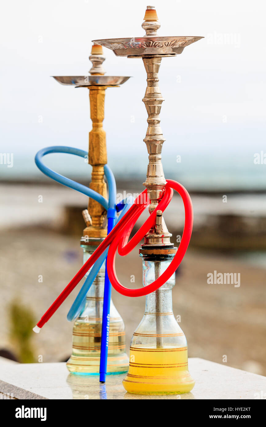 Hookah. Shisha. Water pipe smoking Stock Photo - Alamy