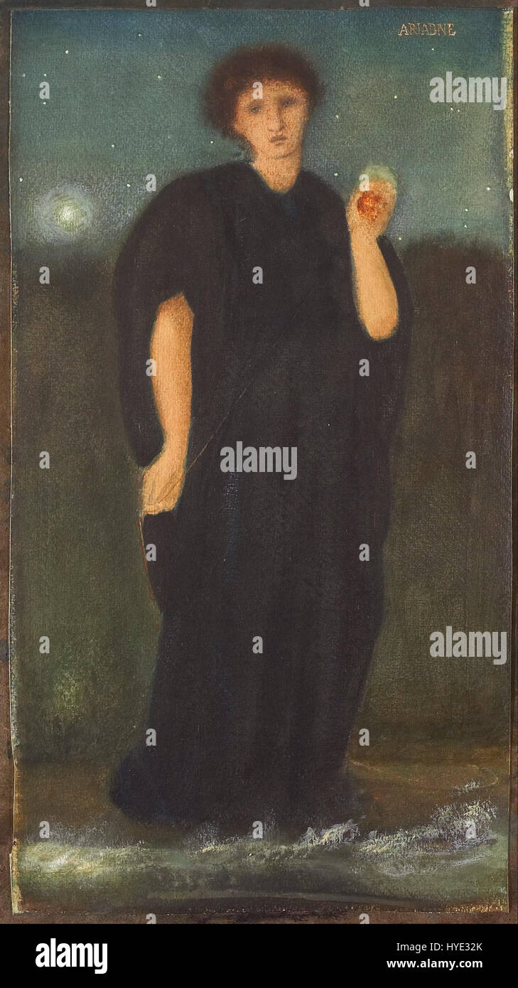 'Ariadne' by Edward Burne-Jones captures the mythological figure ...