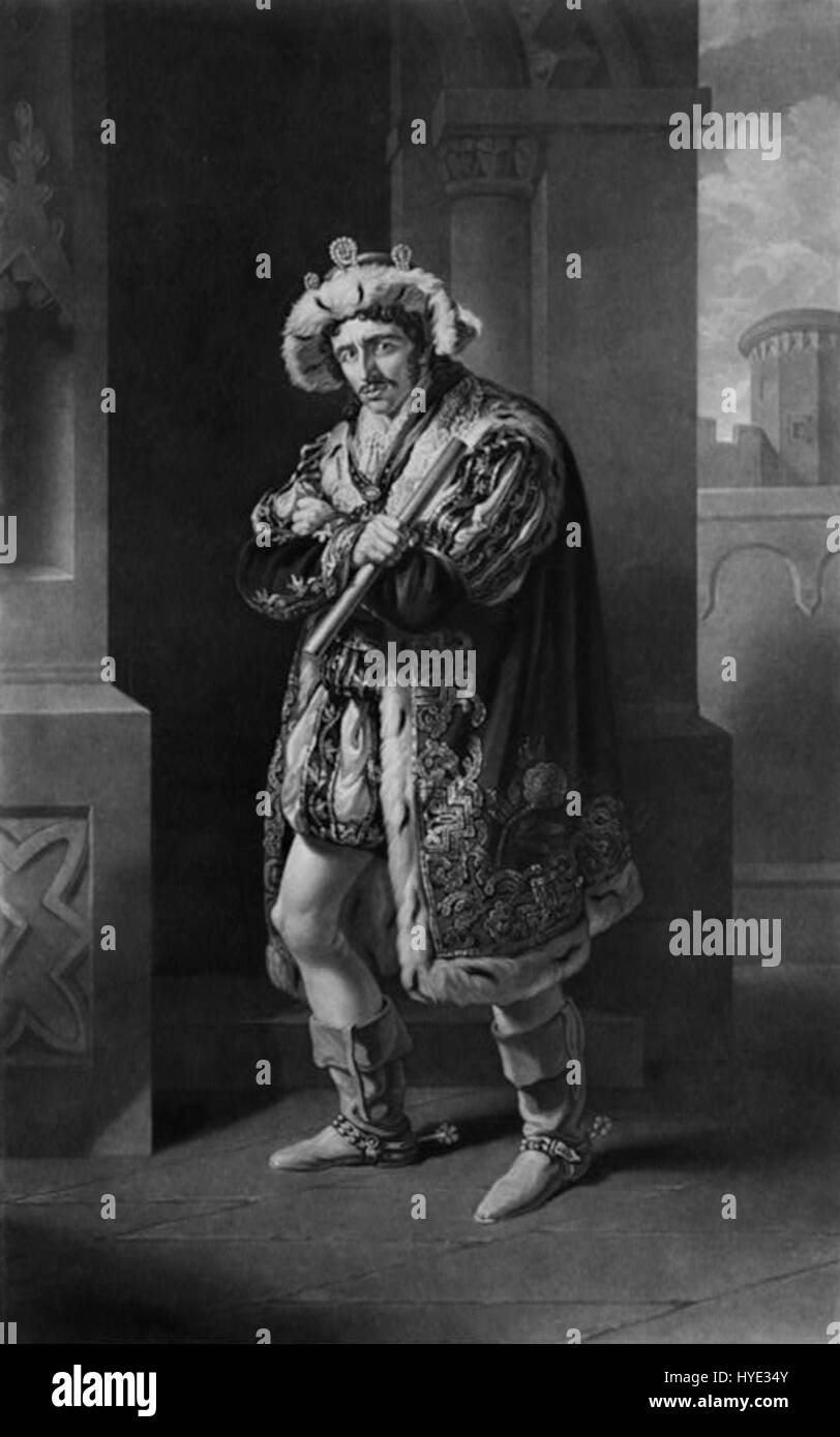 This portrait of Edmund Kean as Richard III captures the actor in a ...