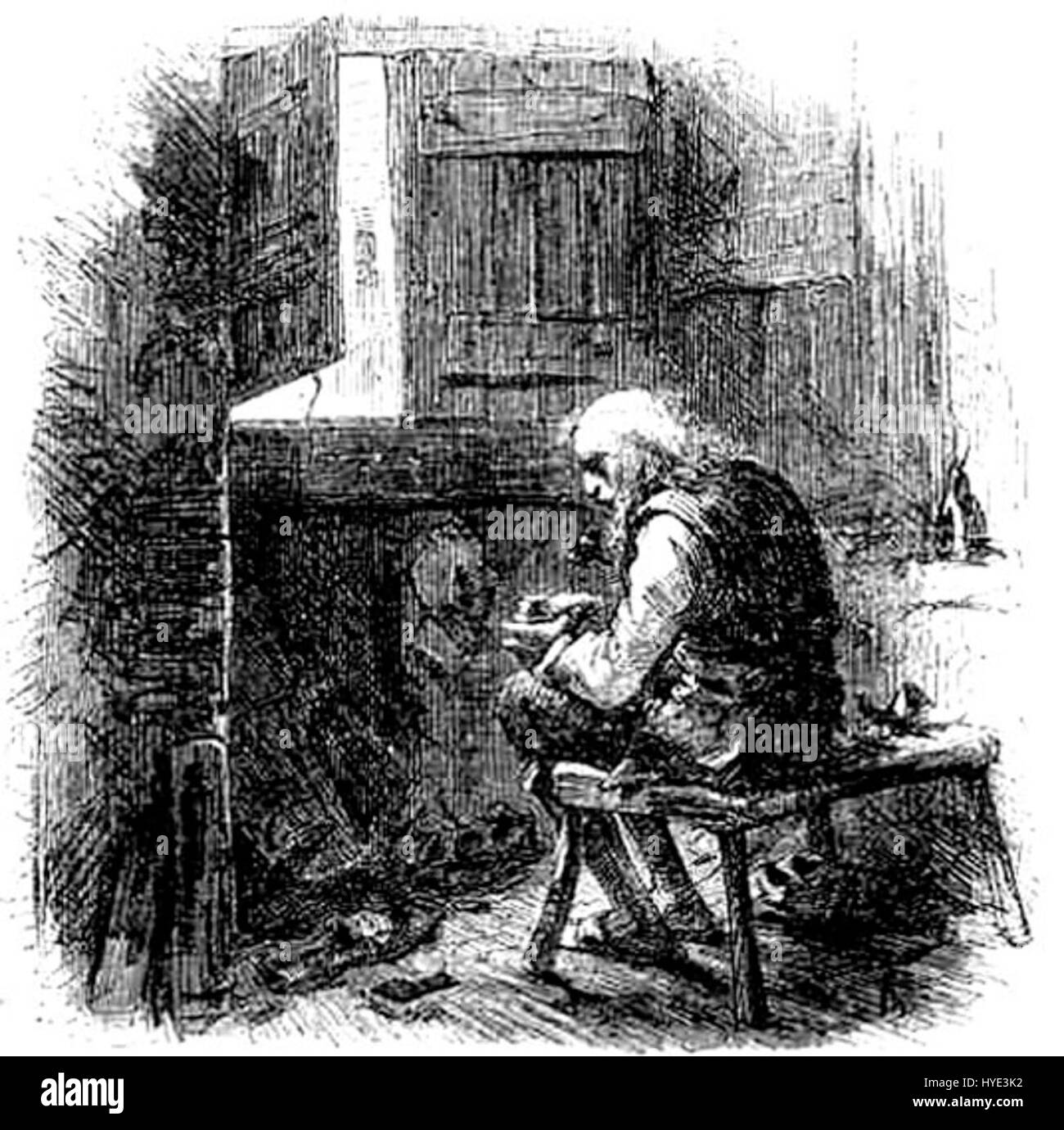 In this illustration by John McLenan, Dr. Manette, a character from ...