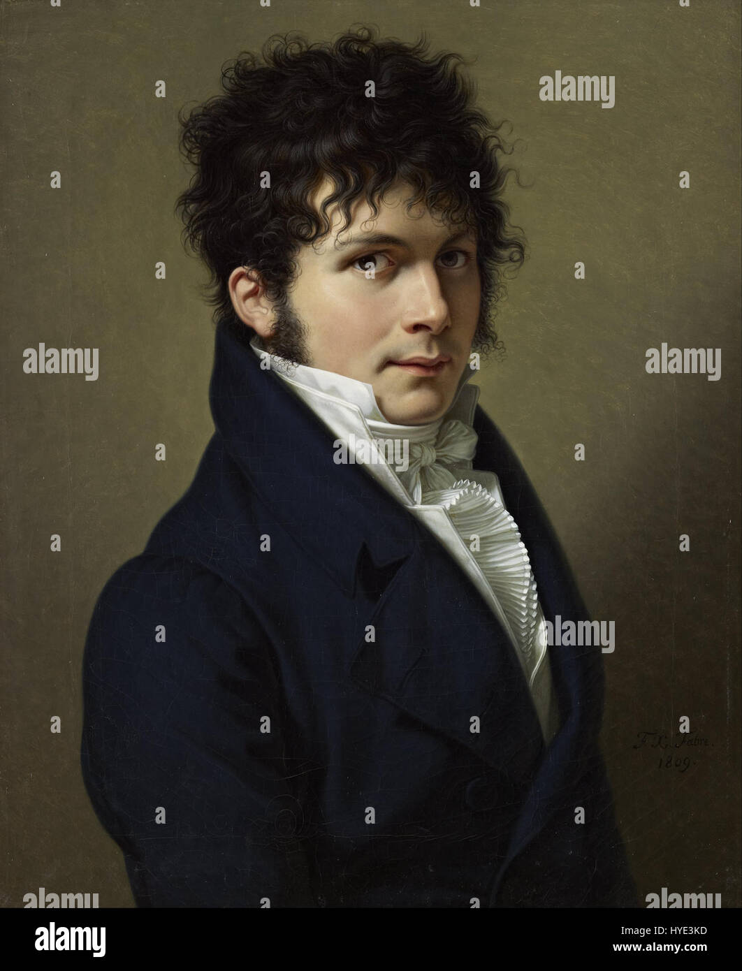 This portrait by François Xavier Fabre features an unnamed man ...