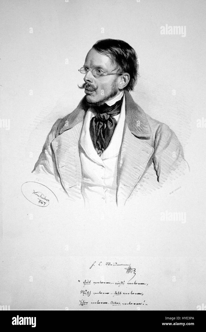 This lithograph by Franz Karl Weidmann presents a detailed image from ...