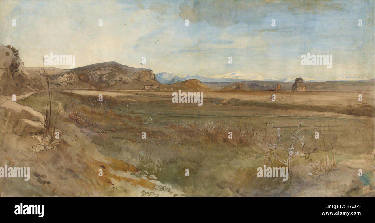 'Venus Campagna Landscape on the Via Flaminia' by Franz Albert depicts ...