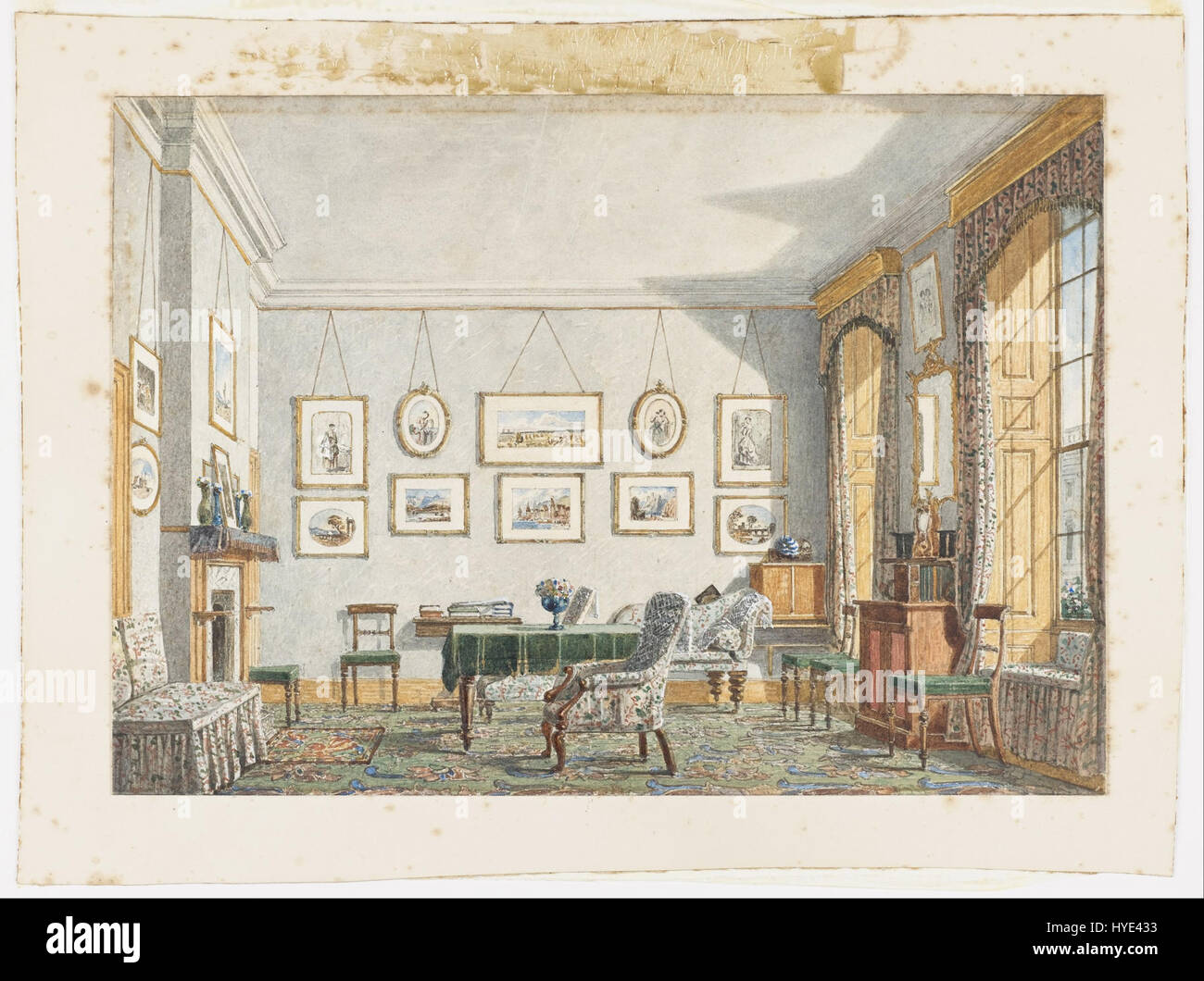 George Pyne George James Drummond's Room at Oxford, 1853 Google Art ...