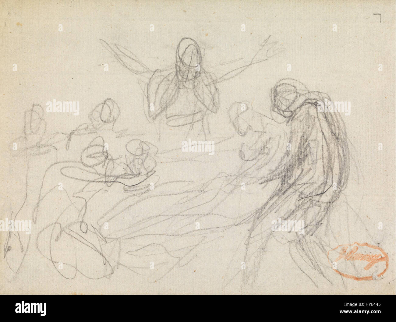 George Romney’s study of figure composition highlights his skill in ...