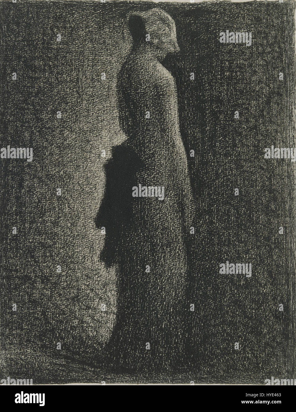 Georges Seurat’s 'The Black Bow' is a notable example of pointillism, a technique he pioneered ...