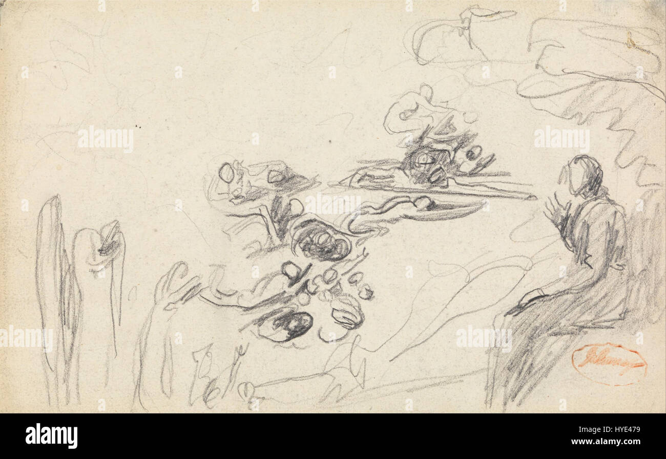 A study by George Romney, showcasing his expertise in figure ...