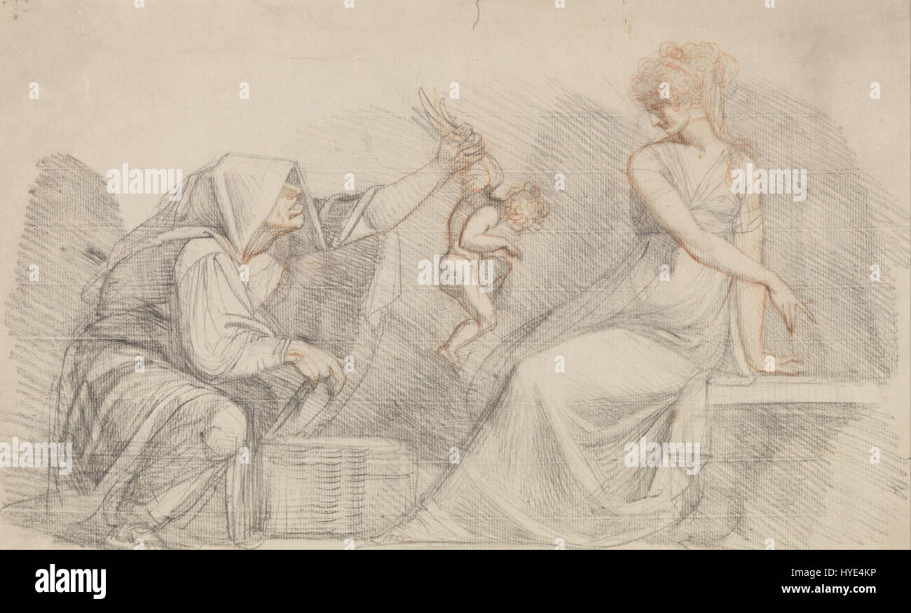 Henry Fuseli’s 'Selling of Cupids' is a dramatic, mythological painting ...