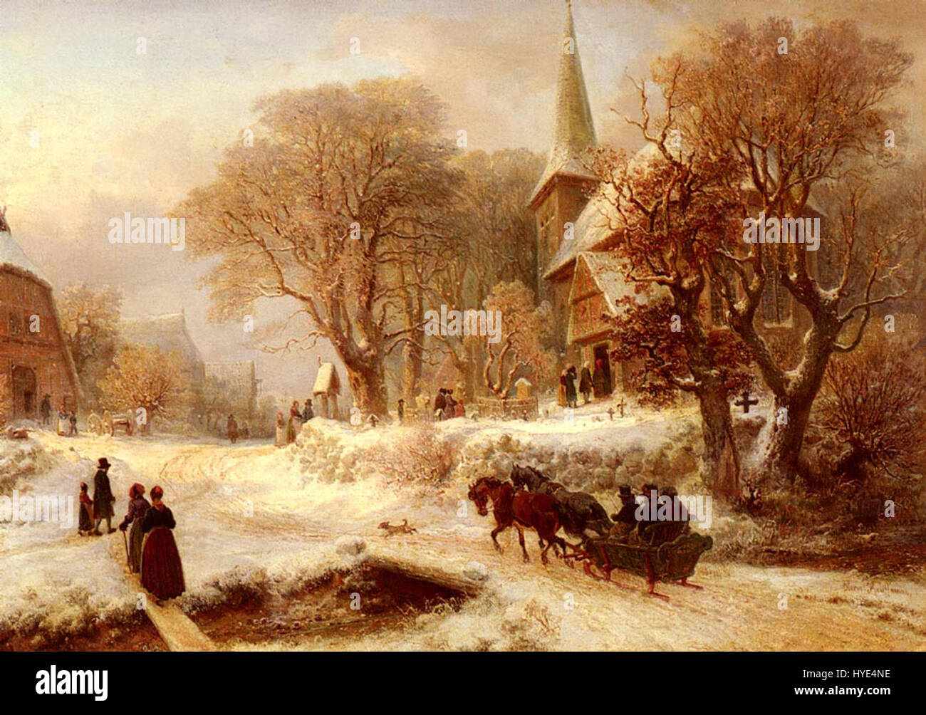 Hermann Kauffmann's 'Die Hammer Kirche' depicts the Hammer Church ...