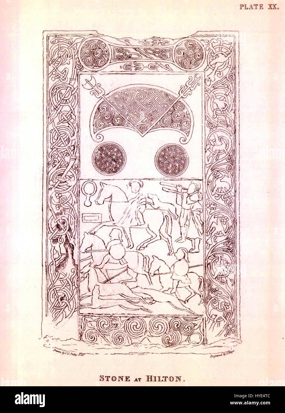 The Hilton of Cadboll stone, dating back to the Pictish period, is a ...