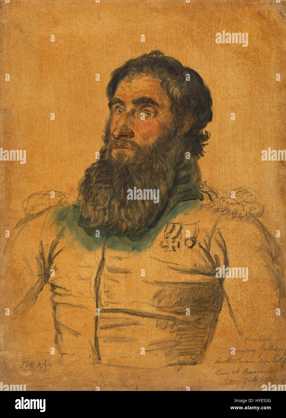 James Ward’s 'Study of a Cossack' portrays the traditional attire and ...