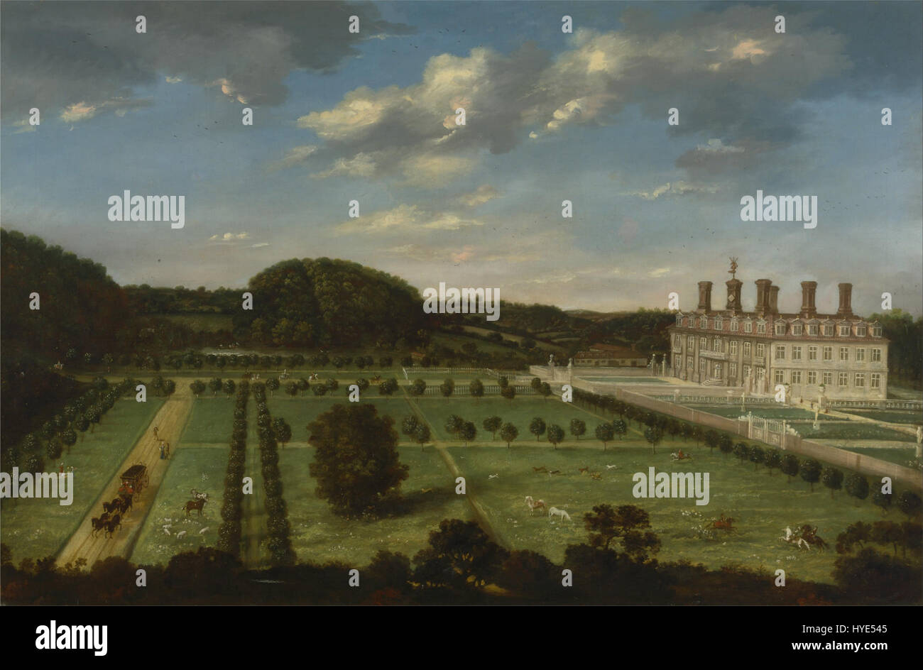 Jan Siberechts' 'A View of Bayhall, Pembury, Kent' captures a serene ...