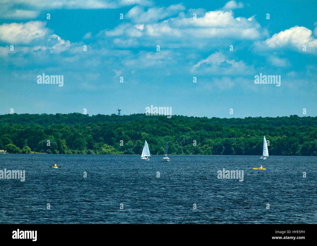 Summer on the Lake Stock Photo - Alamy