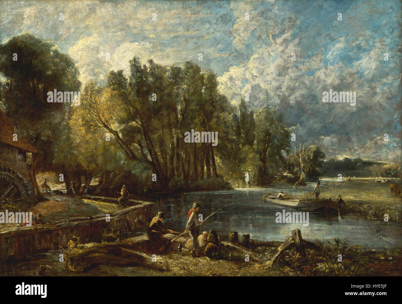 'Stratford Mill' by John Constable depicts a mill in the English ...