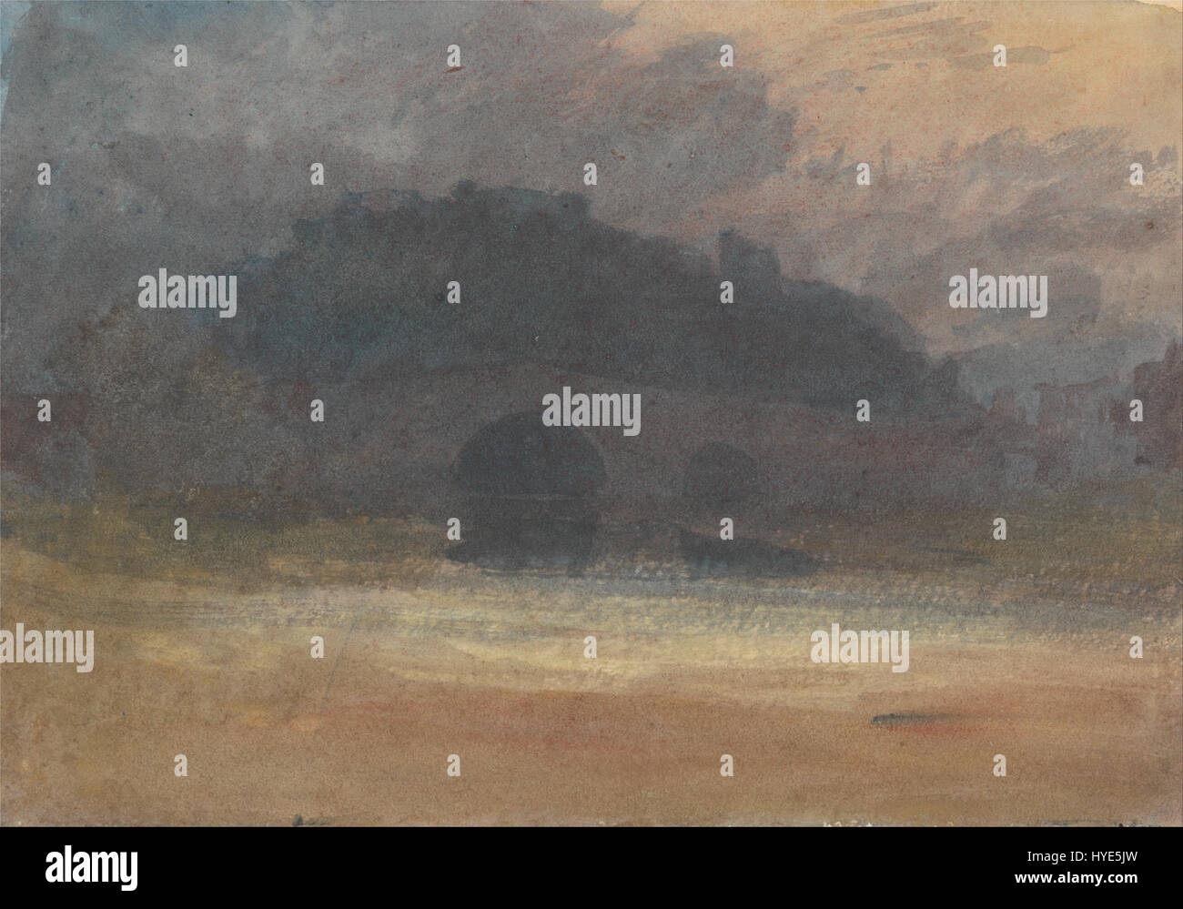 This painting by Joseph Mallord William Turner, titled 'Evening ...