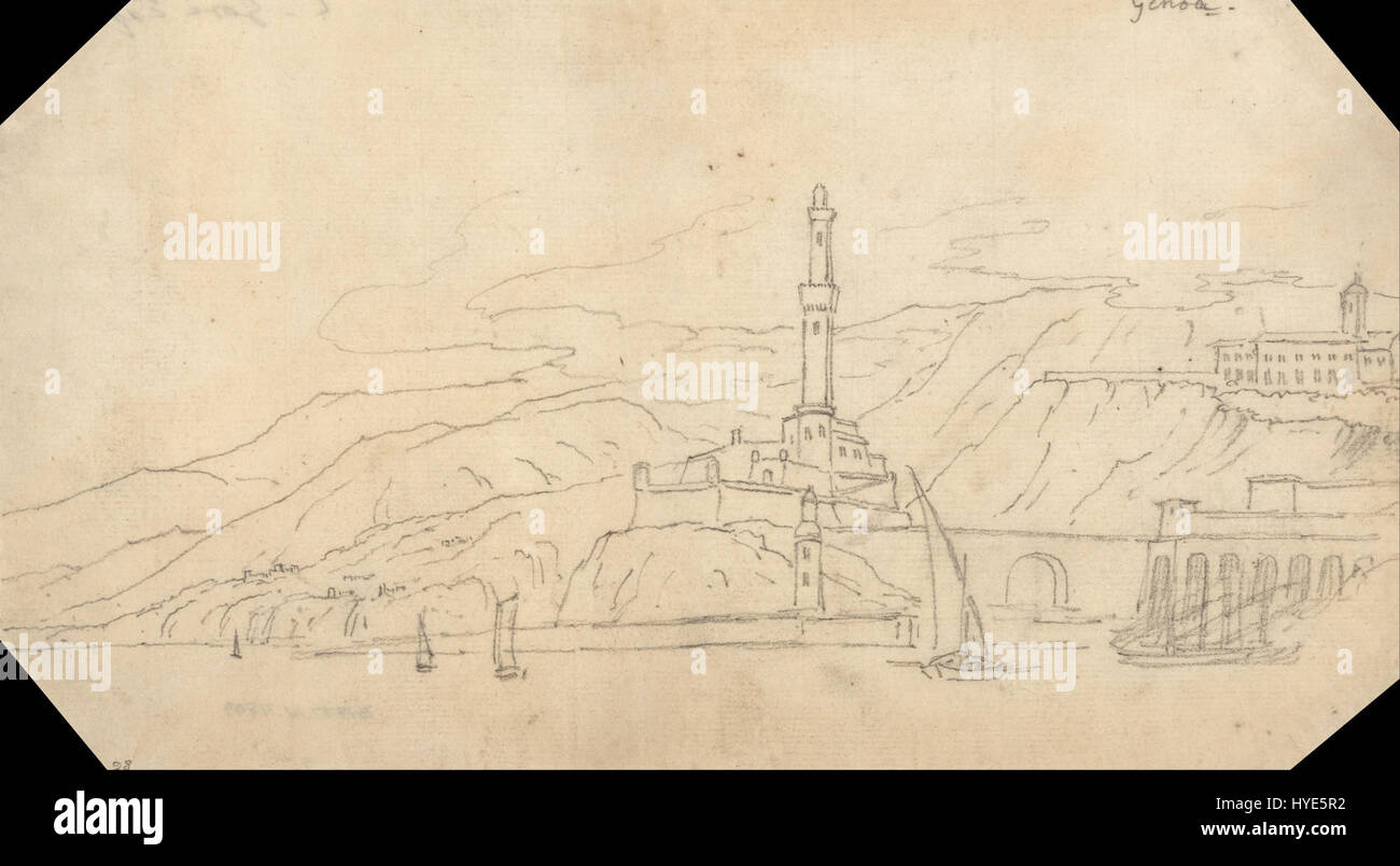 John Robert Cozens’ painting of Genoa captures the Italian city’s ...