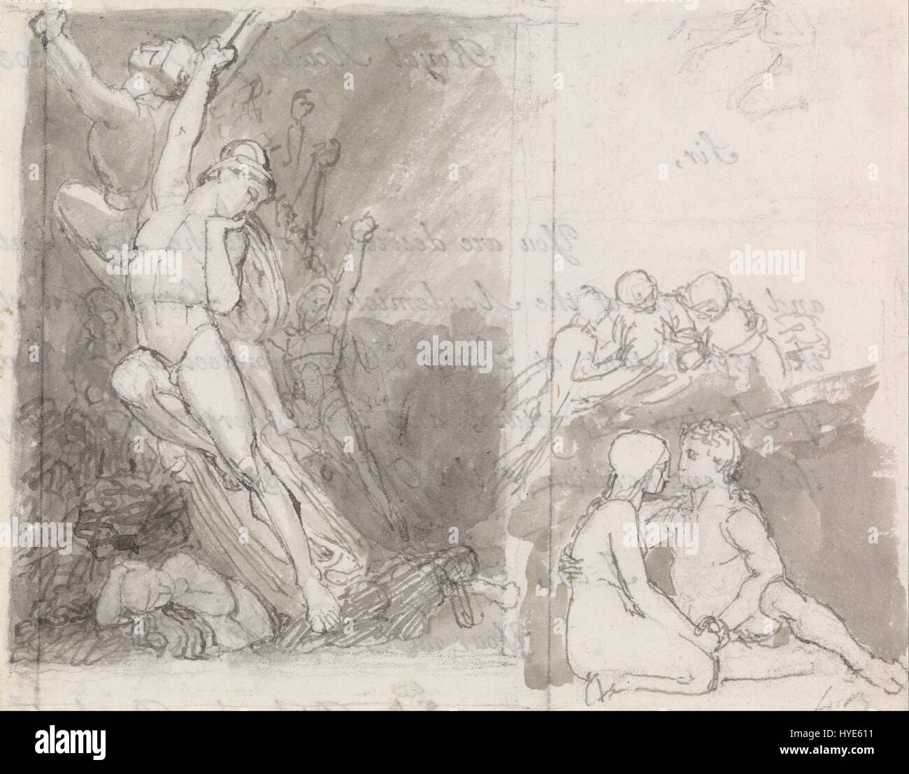John Flaxman’s illustration for Milton’s ‘Paradise Lost’ depicts Adam ...