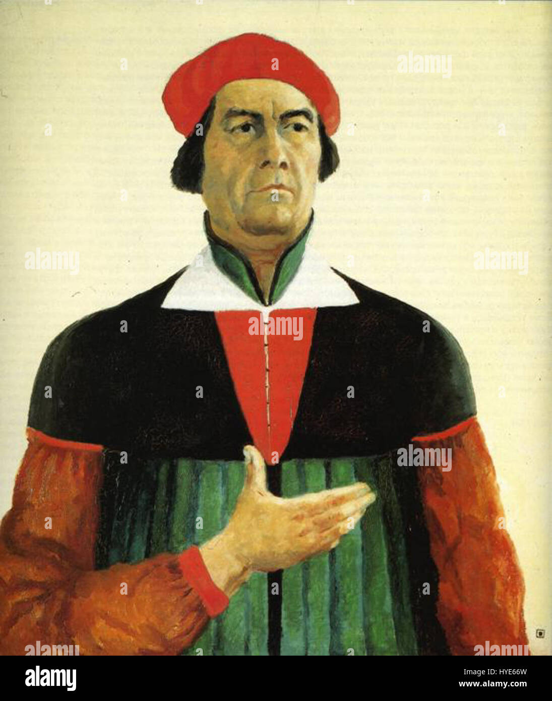 Kazimir Malevich Self Portrait Stock Photo - Alamy