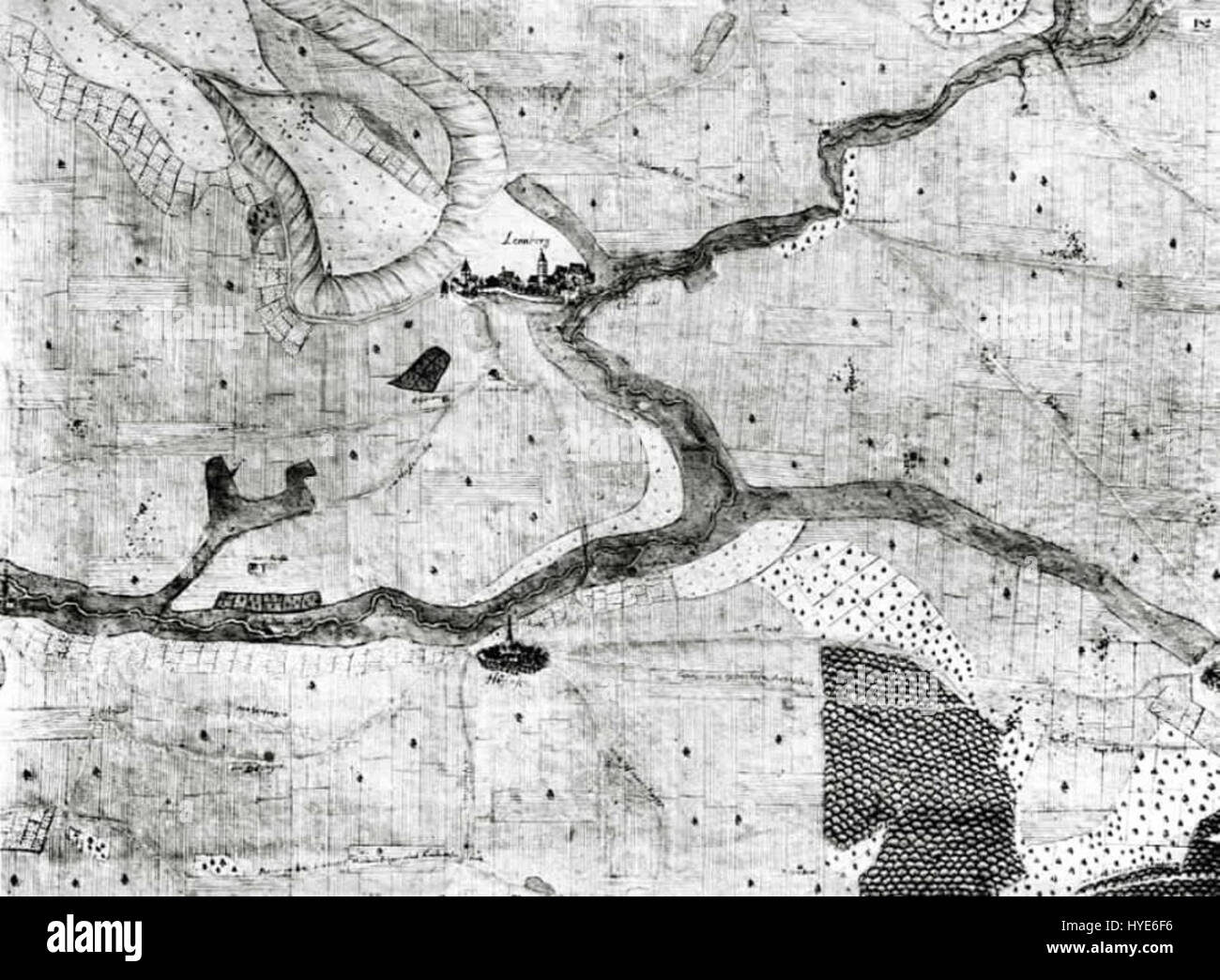 The Kiesersche Forstkarte is an important historical forest map, with ...