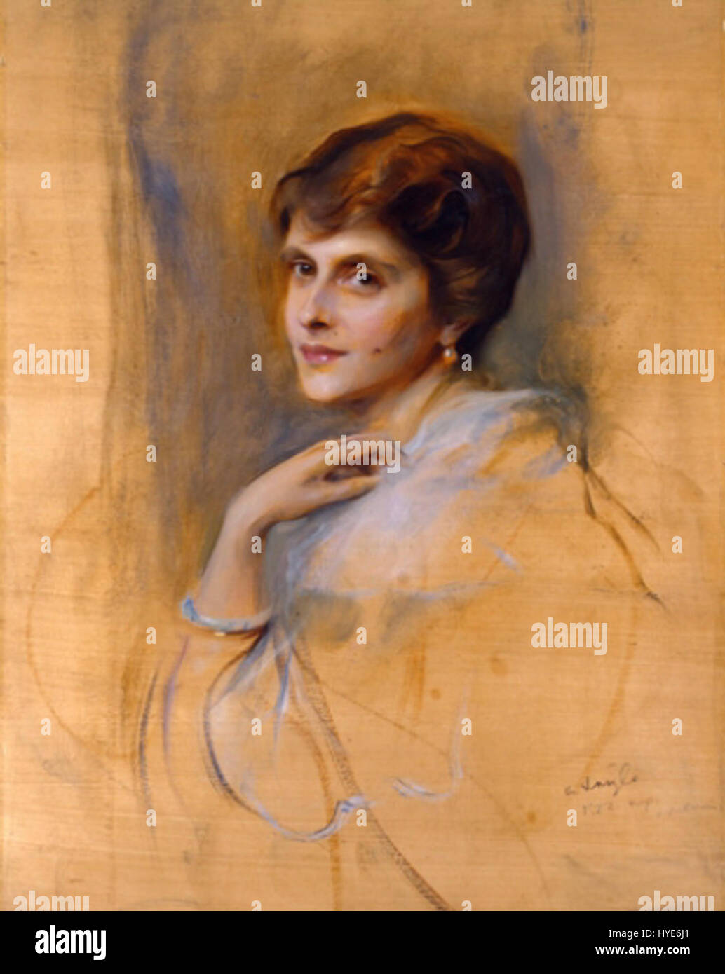 Laszlo's portrait of Princess Andrew of Greece captures the regal and ...