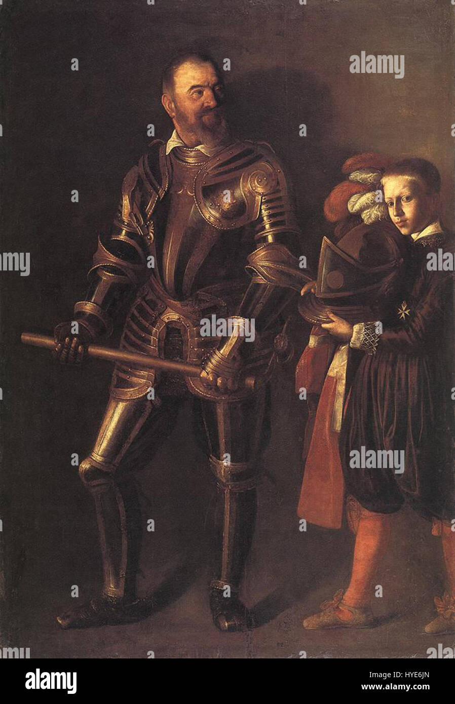 This portrait by Caravaggio depicts Alof de Wignacourt, a Grand Master ...