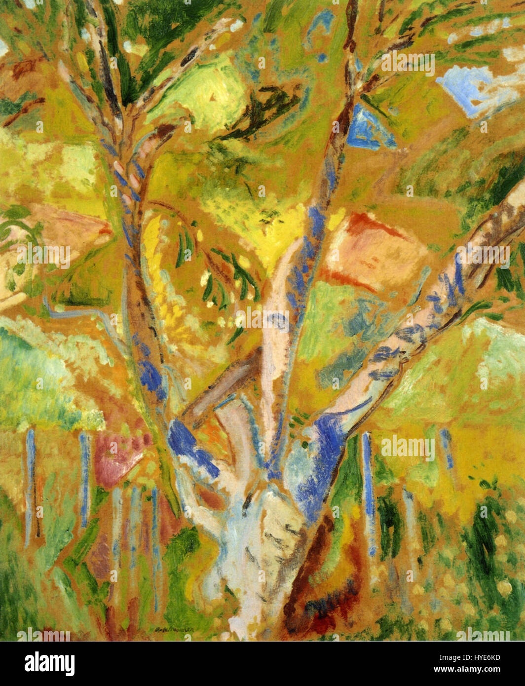 Landscape of Provence Alfred Henry Maurer Stock Photo - Alamy