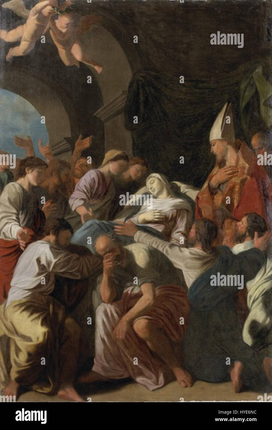 'La Mort de la Vierge' (The Death of the Virgin) by Nicolas Poussin ...