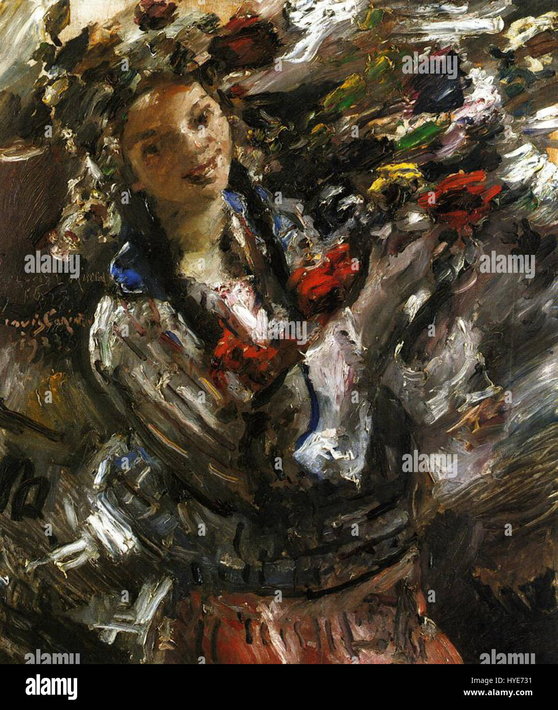 'Flora' by Lovis Corinth, painted in 1923, features a representation of ...