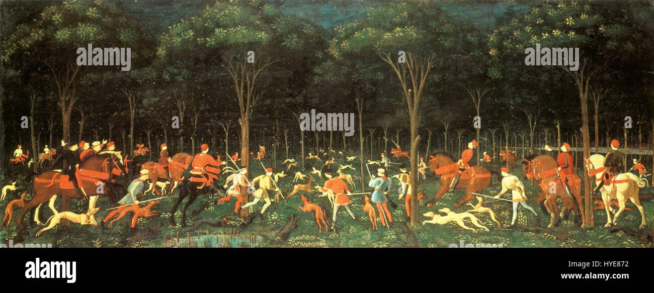 Paolo Uccello's 'The Hunt in the Forest' is a Renaissance masterpiece ...