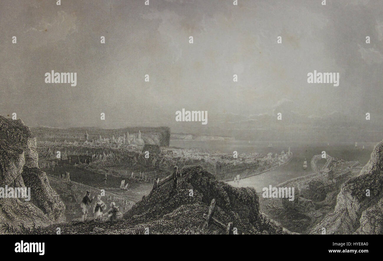 Illustration 166 from Jules Janin's 'La Normandie' depicts a scene from ...