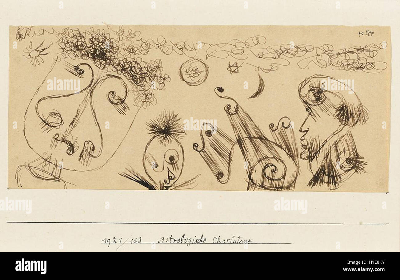 Paul Klee’s *Astrologische Charlatane* (Astrological Charlatans) from ...