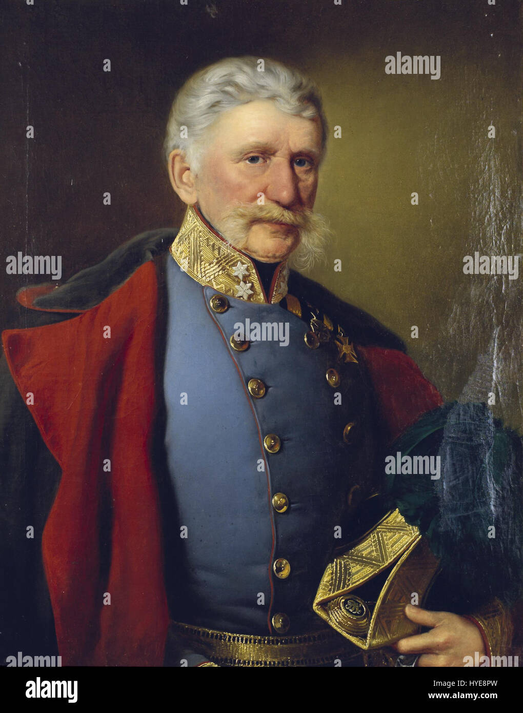 This portrait of Julius Manger von Kirchsberg captures the noble figure ...