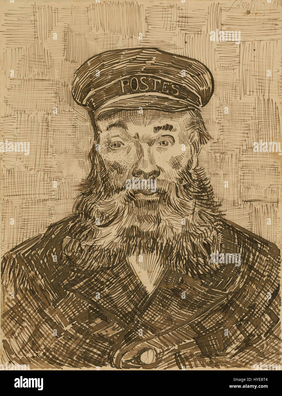 'Portrait of the Postman Joseph Roulin' (1888) by Vincent van Gogh ...