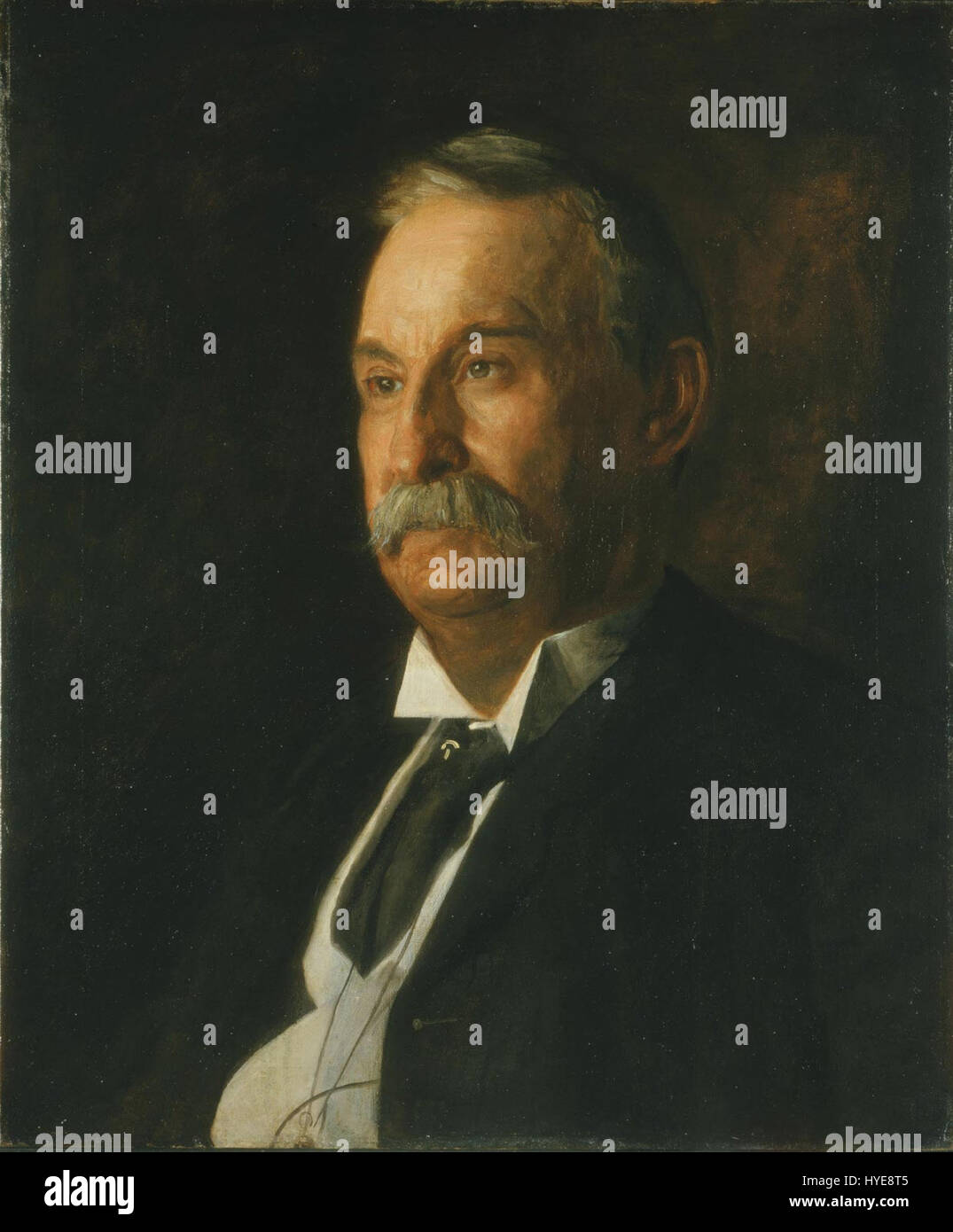 Portrait of Edward Taylor Snow Stock Photo - Alamy