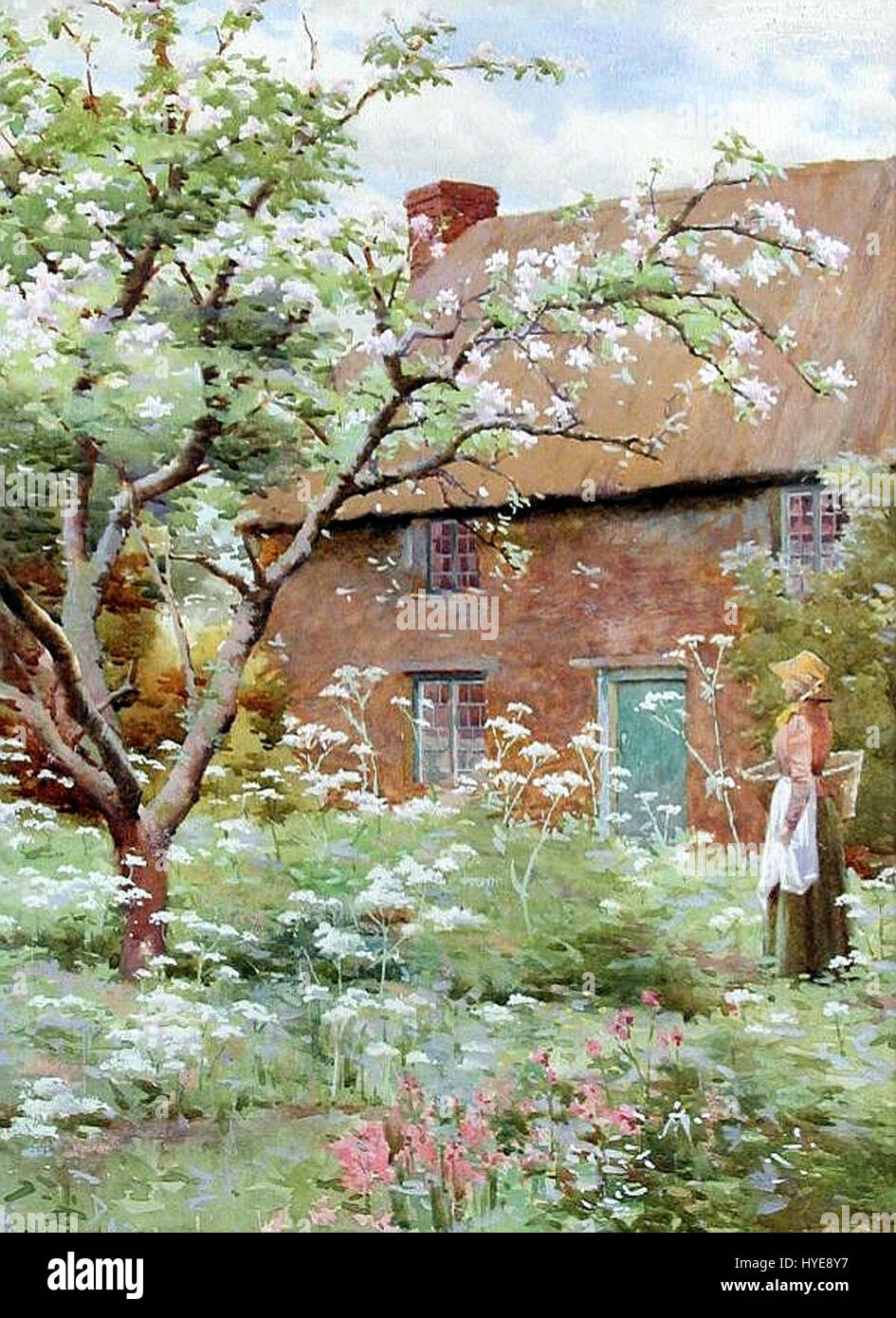 'The Flowers of Spring' by Ralph Todd is a painting depicting the ...