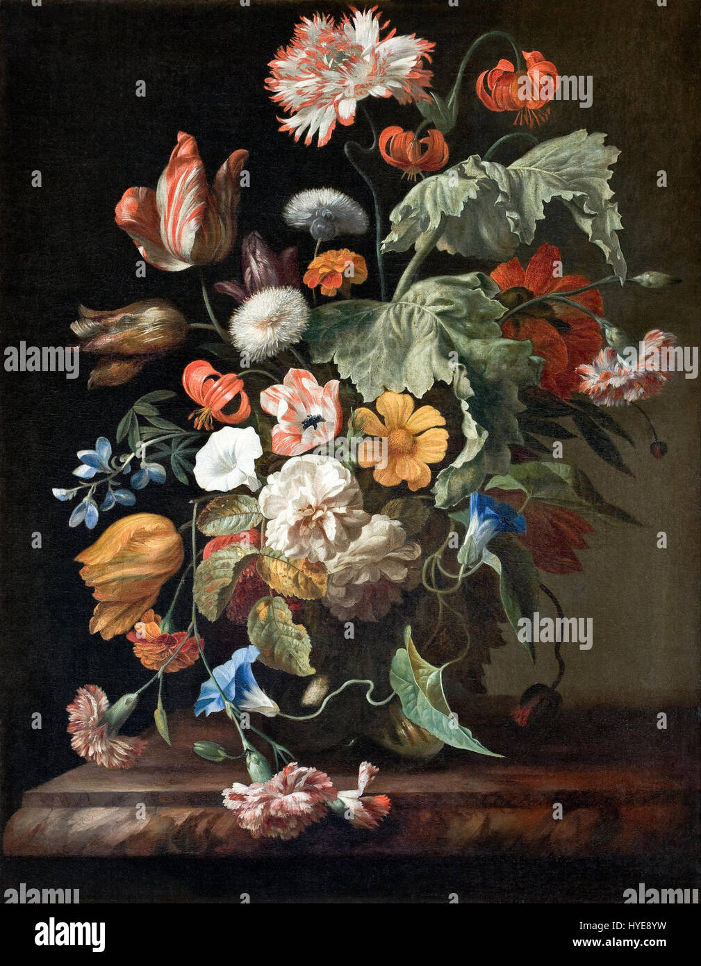 Rachel Ruysch's 'Still Life with Flowers' exemplifies the Dutch Golden ...