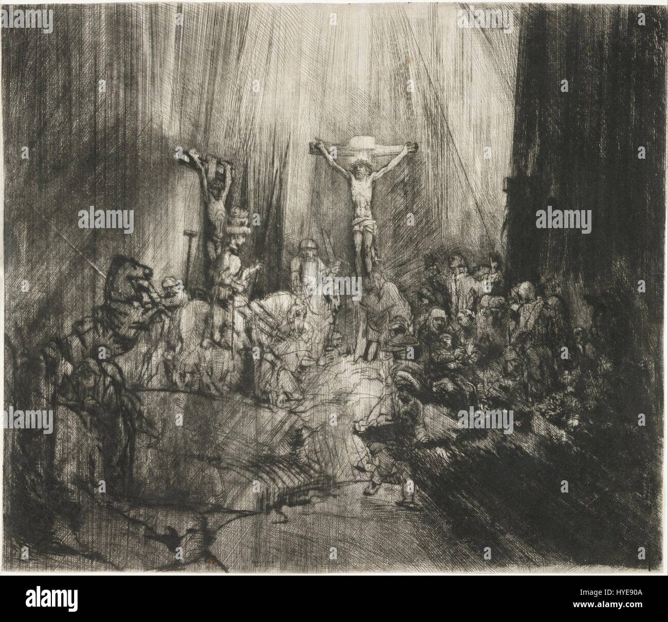 Christ between two thieves hi-res stock photography and images - Alamy