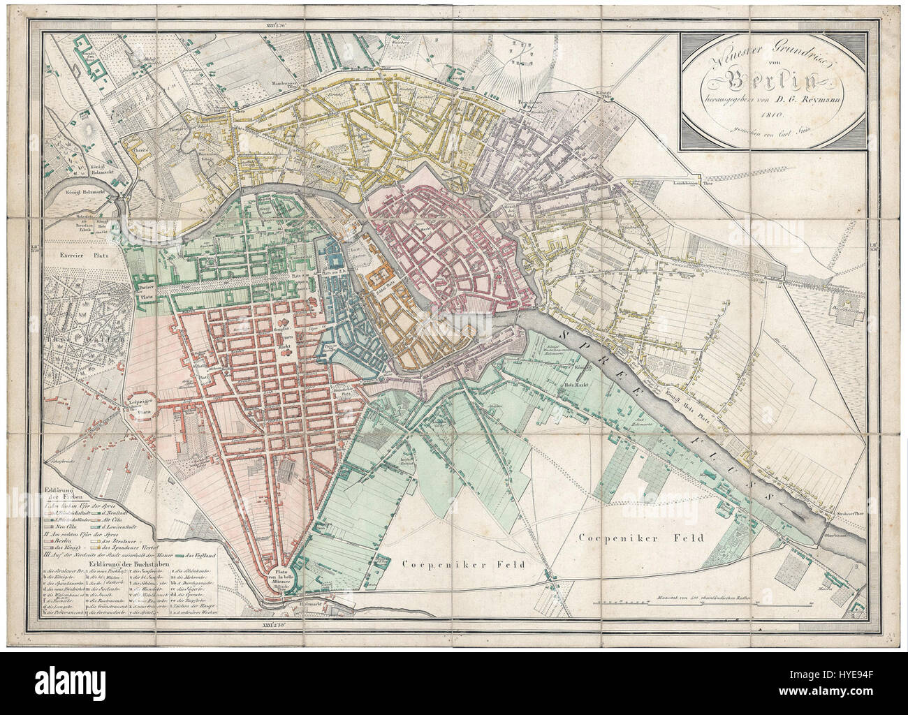 Old map of berlin hi-res stock photography and images - Alamy